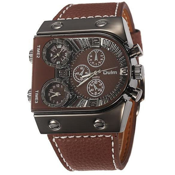 Triple-Time-Zone Watch – 4 Color Variants – The Steampunk Cave